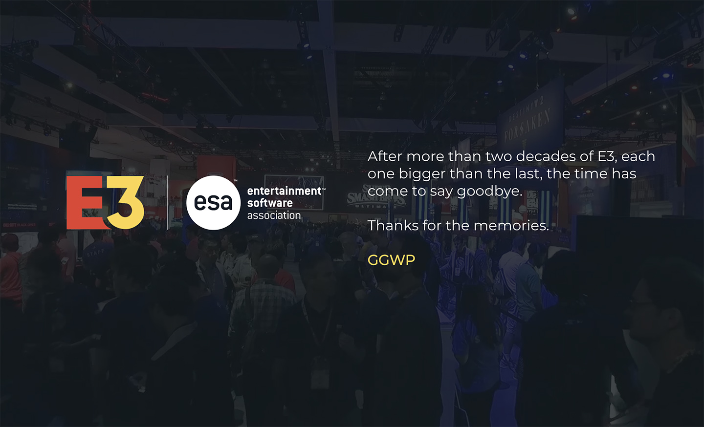 E3 is officially dead forever – SideQuesting