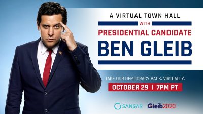 Ben Gleib is hosting a VR town hall for his Presidential campaign ...