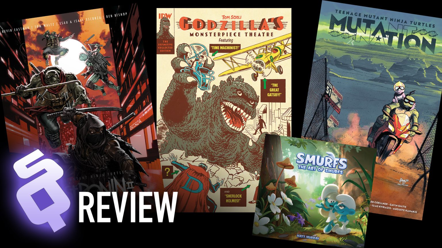 [Review] IDW Comics: TMNT, The Smurfs, Godzilla, and more – SideQuesting