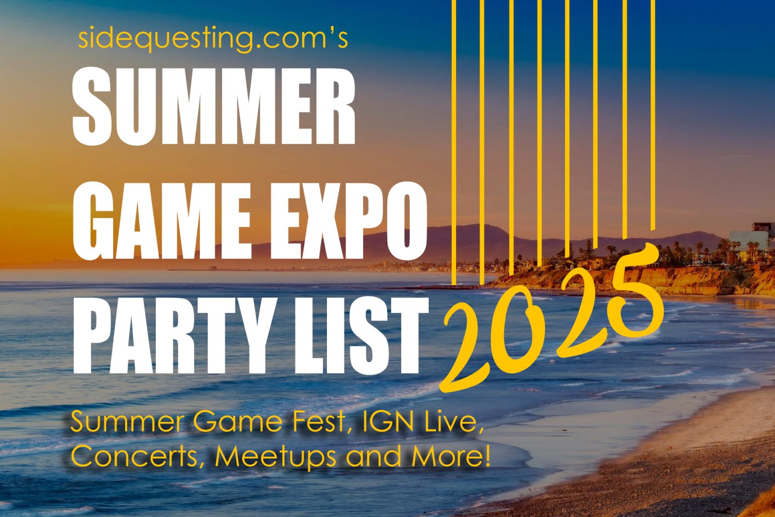 SideQuesting’s ULTIMATE PAX EAST 2025 PARTY LIST – SideQuesting