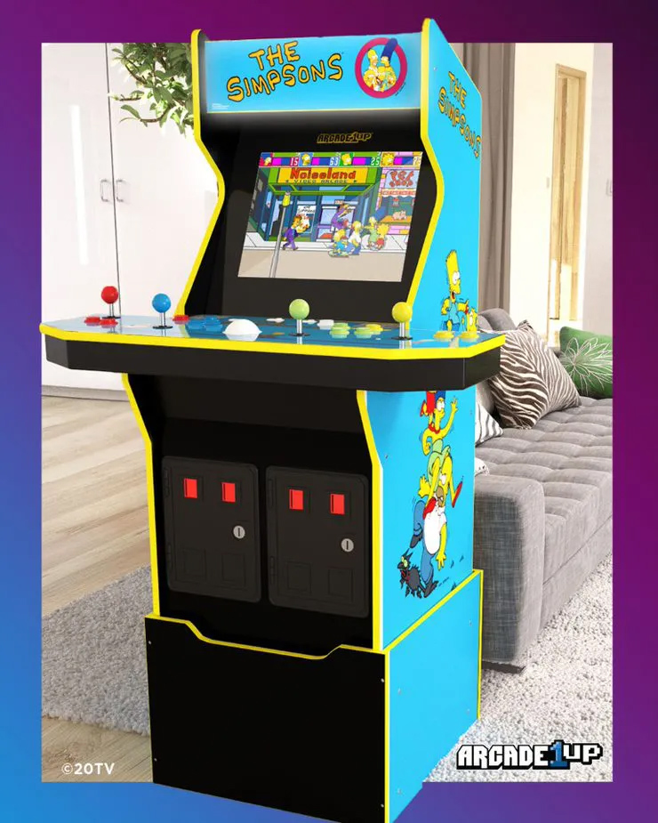 Arcade1Up reveals Simpsons arcade machine – SideQuesting