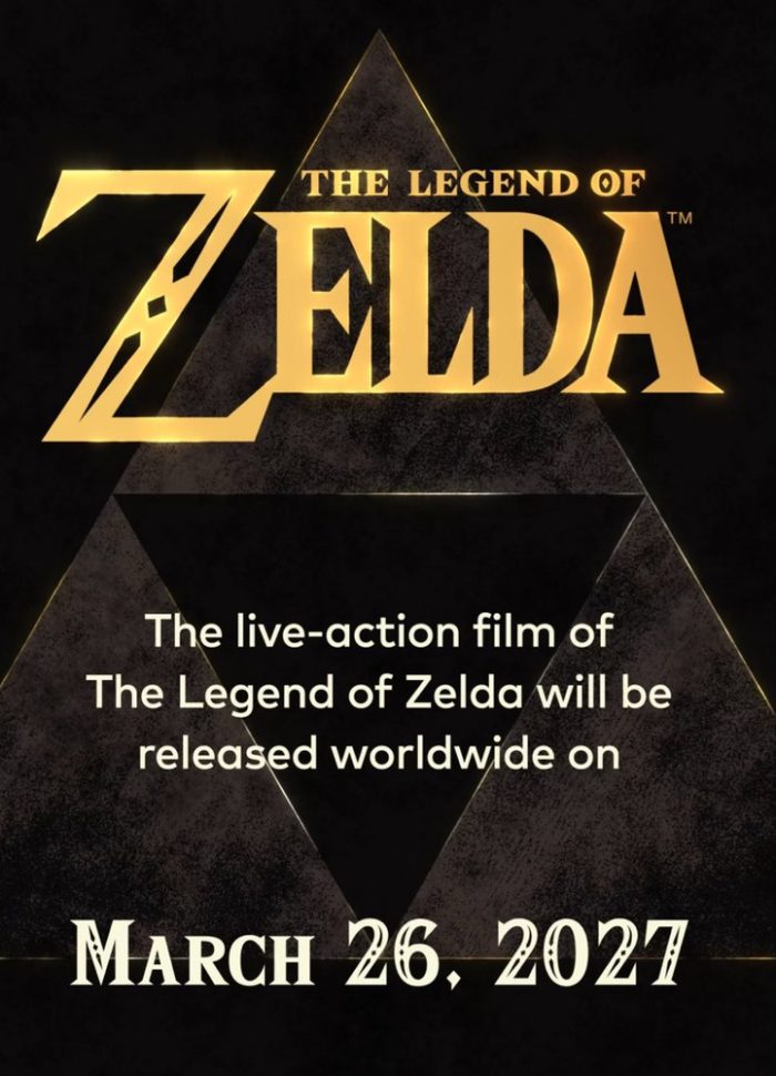 The Legend of Zelda movie releases in 2027 – SideQuesting